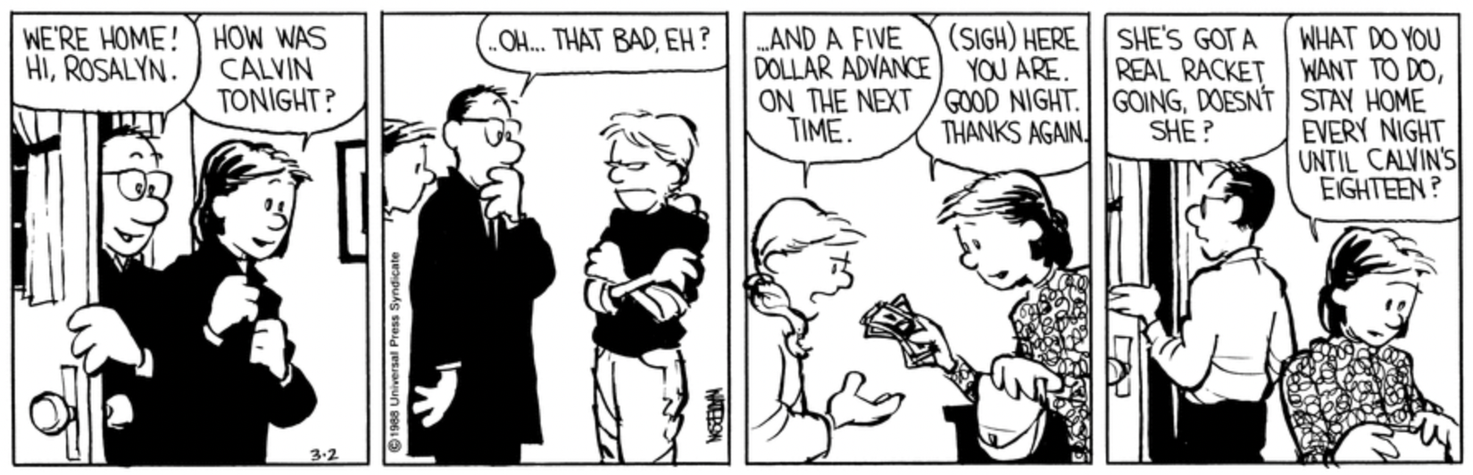 10 Best Calvin and Hobbes Comics Featuring Rosalyn, Ranked
