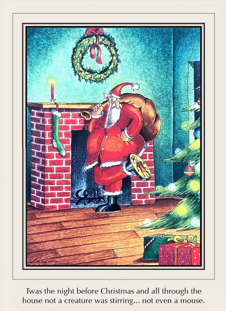 10 Best The Far Side Comic Strips About Santa Claus and Christmas, Ranked