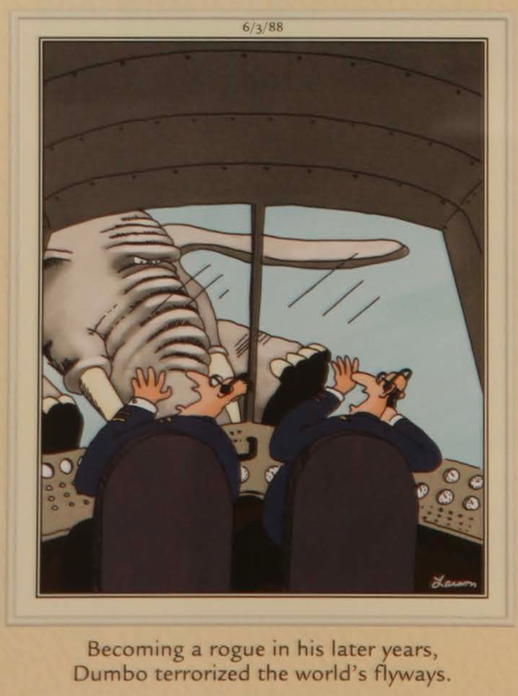 10 Funniest The Far Side Comic Strips About Airplanes and Pilots, Ranked