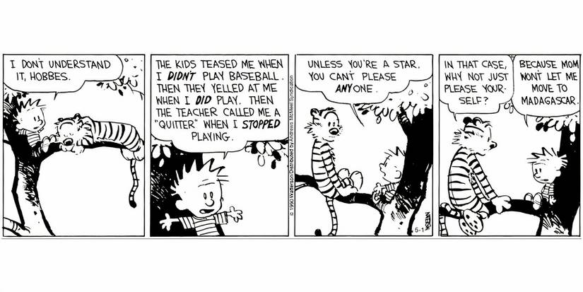 The 10 Saddest Calvin and Hobbes Strips of All Time