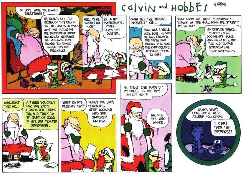 15 Calvin & Hobbes Comics Perfect For The Holidays