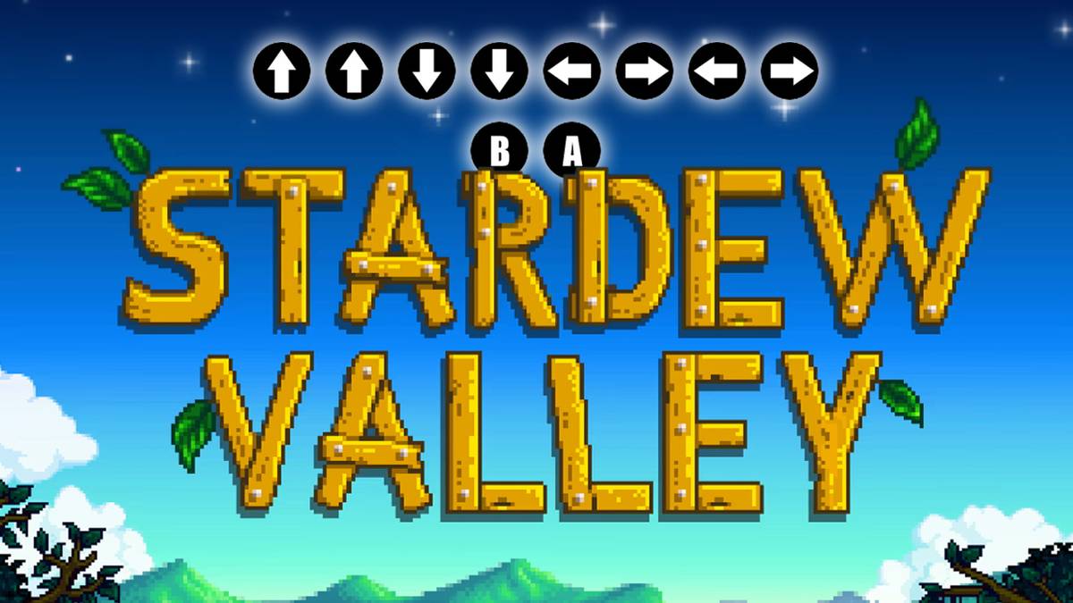 Stardew Valley is Hiding a Secret Behind Gaming's Most Famous Cheat Code