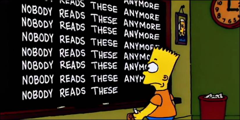 10 Hilarious Simpsons Chalkboard Gags That Define the 35-Year-Old Series