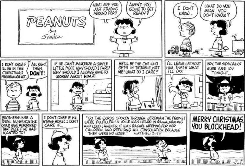 15 Best Christmas Peanuts Comic Strips, Ranked