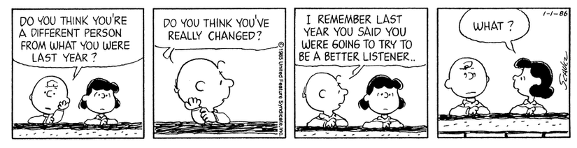 10 Best Peanuts New Year's Eve Comic Strips, Ranked