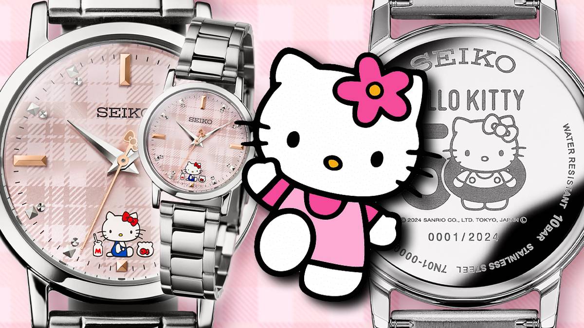 Sanrio's Hello Kitty Gets New SEIKO Watch in Special 50th Anniversary ...
