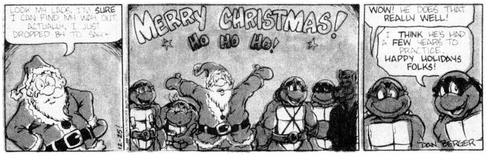 That Time the Teenage Mutant Ninja Turtles Almost Mugged Santa Claus