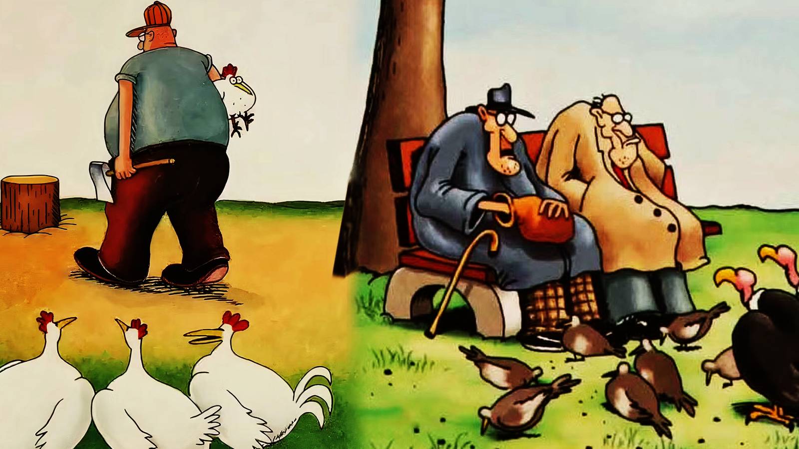 10 Weirdest Far Side Comics About Humans & Animals