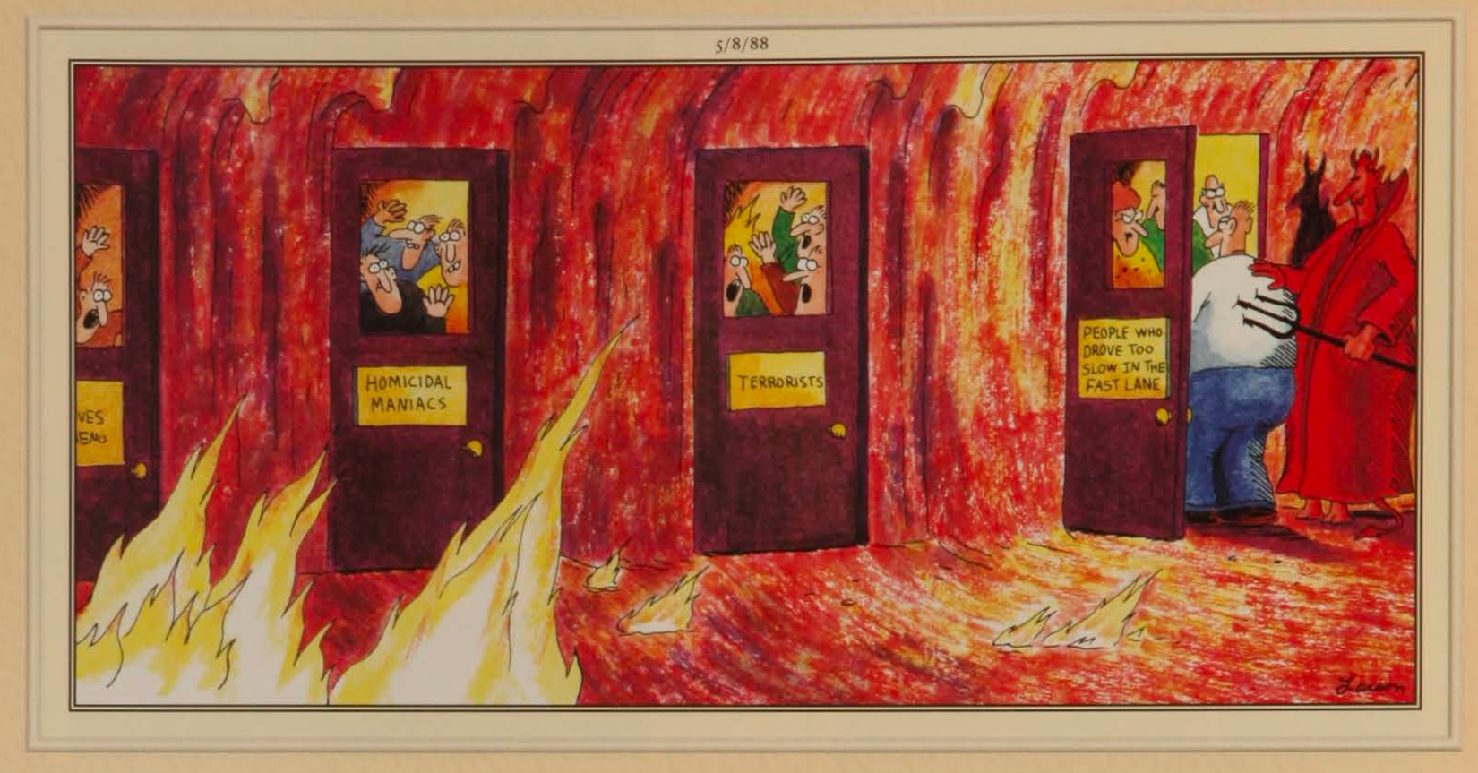 10 Best The Far Side Comics Featuring The Devil, Ranked