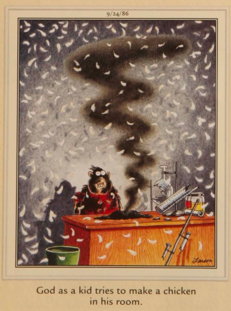 10 Best The Far Side Comics Featuring God, Ranked
