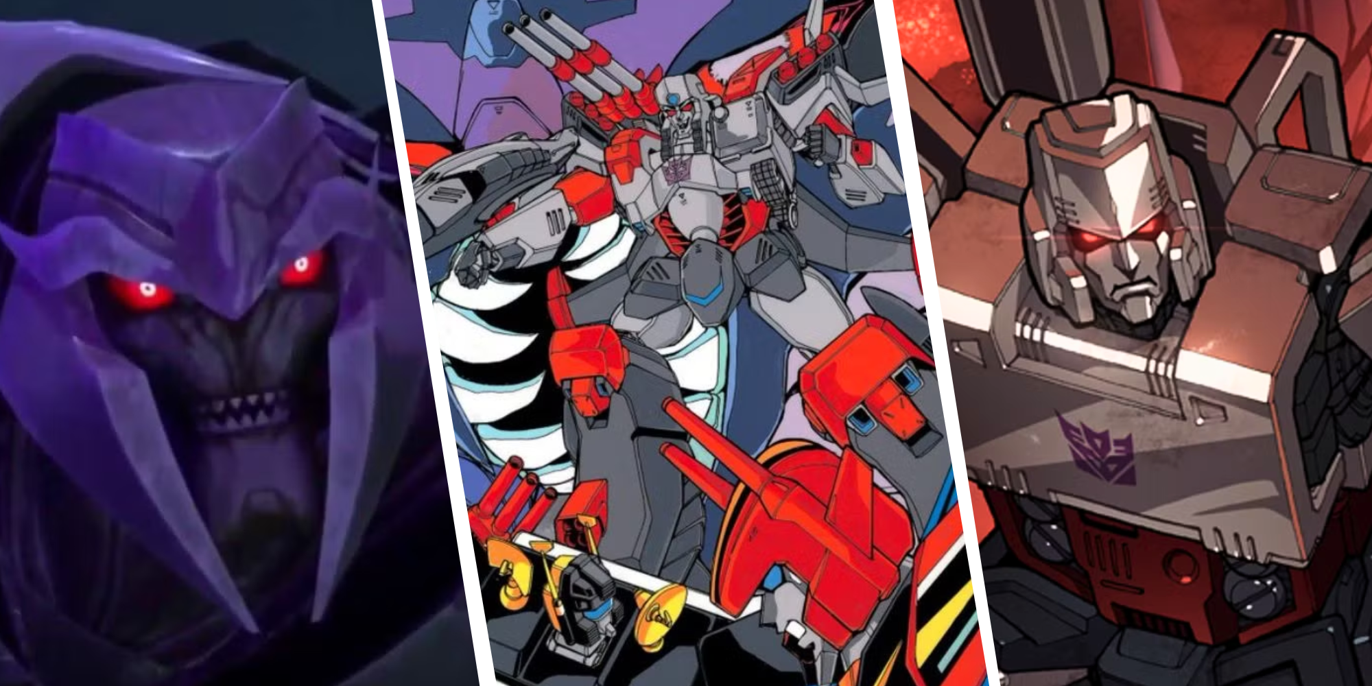 The Evolution of Megatron, From G1 to Cybertron