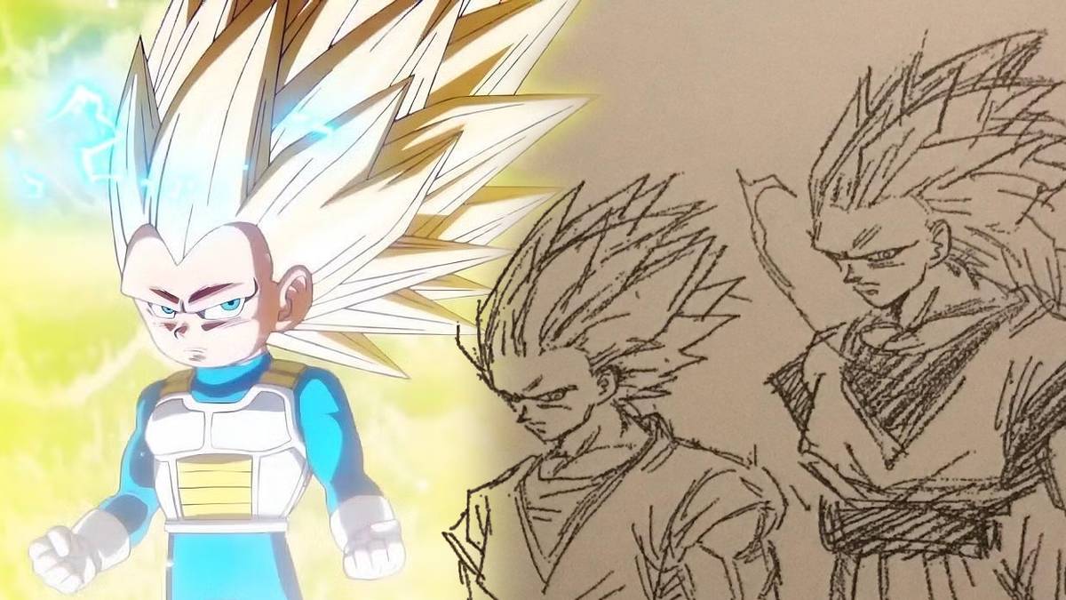 Dragon Ball Z Concept Art Reveals Super Saiyan 3 Vegeta's Inspiration