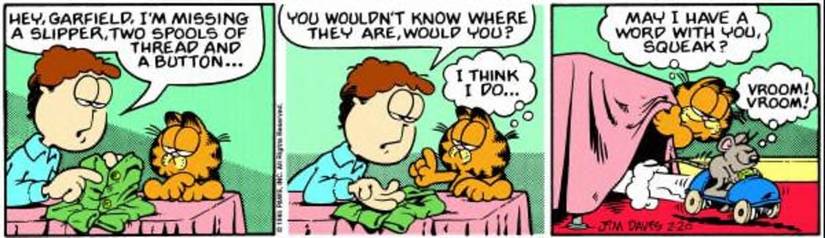 10 Funniest Garfield Comics Featuring Mice