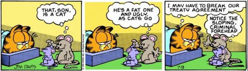 10 Funniest Garfield Comics Featuring Mice