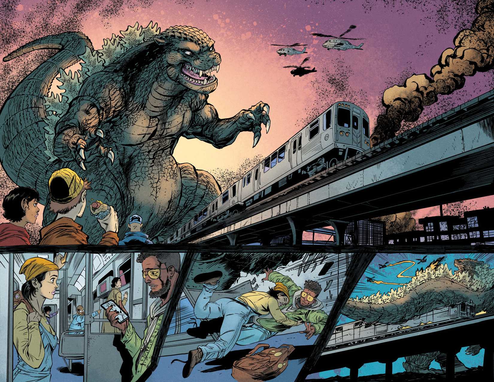 Godzilla vs. Chicago #1 Exclusive Advance Review - Godzilla's Visit to ...