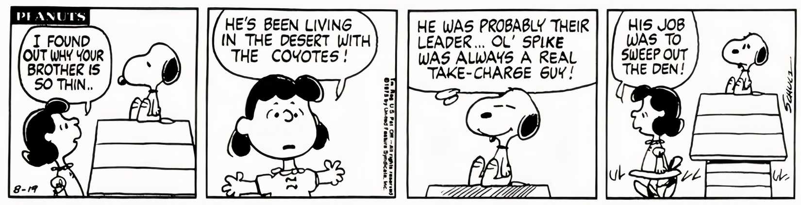 10 Best Peanuts Comics Featuring Snoopy's Brother Spike