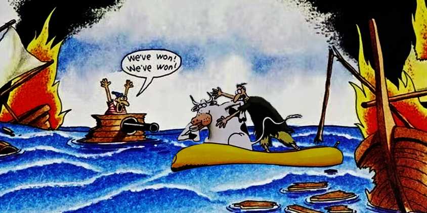 15 Best The Far Side Comics About Stranded People