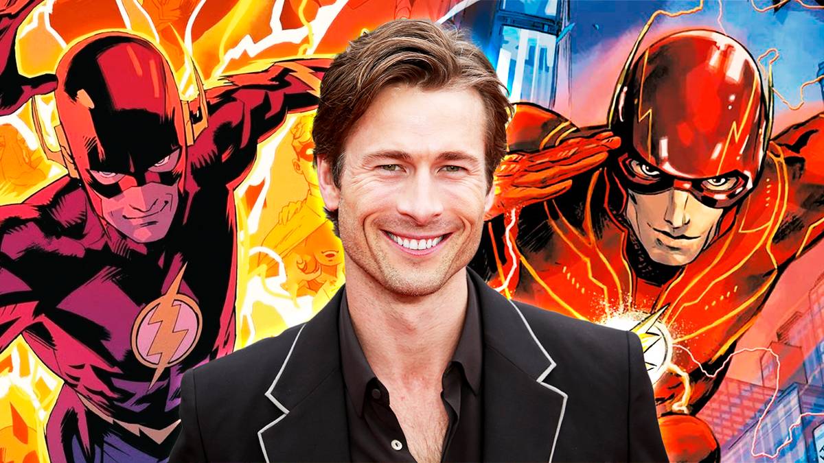 The Flash Art Imagines Glen Powell as the DCU's Scarlet Speedster