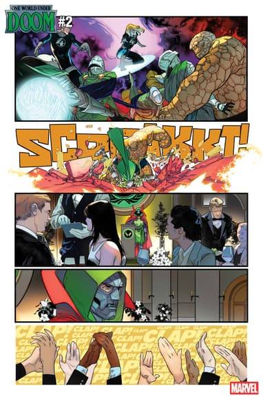 Doctor Doom Destroys The Thing in New Marvel Preview