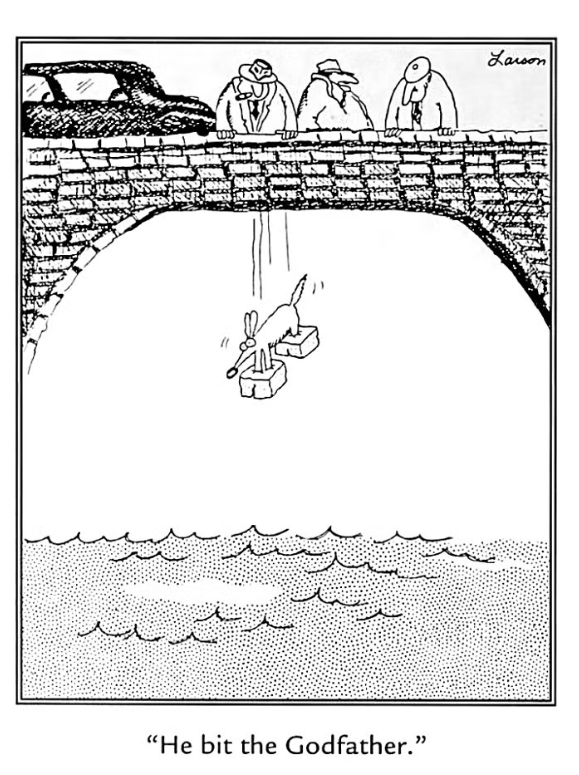 The 15 Funniest Far Side Comics About the Mafia