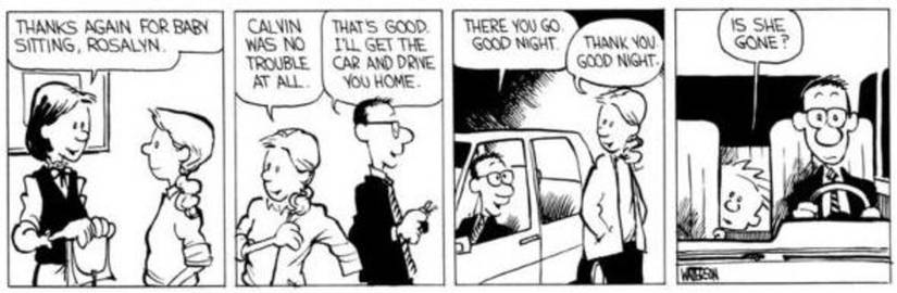 10 Funniest Calvin and Hobbes Car Rides, Ranked