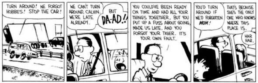 10 Funniest Calvin and Hobbes Car Rides, Ranked