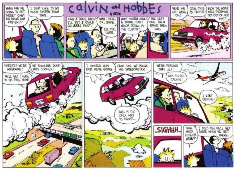 10 Funniest Calvin and Hobbes Car Rides, Ranked