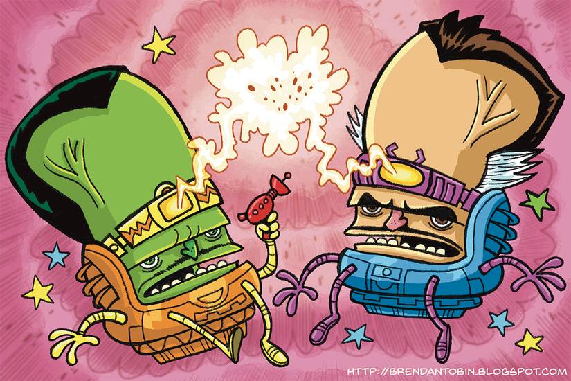 Line it is Drawn: March M.O.D.O.K. Madness - DC vs. Marvel Edition