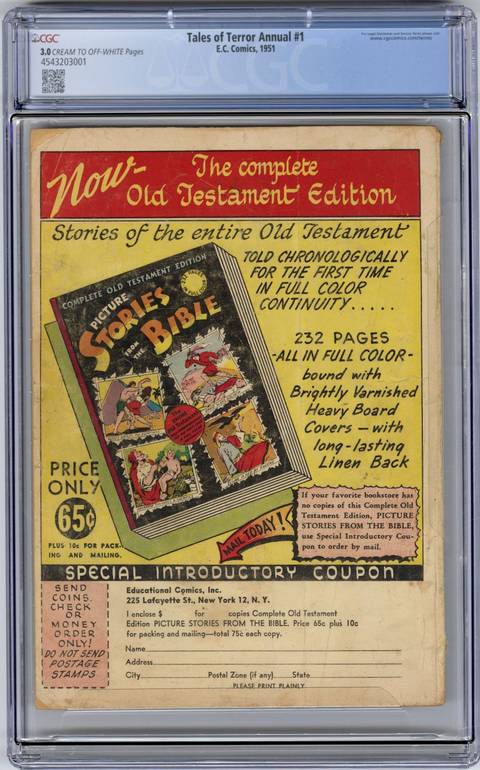 One of the Rarest Horror Comics Ever Just Went Up for Auction, So Get ...