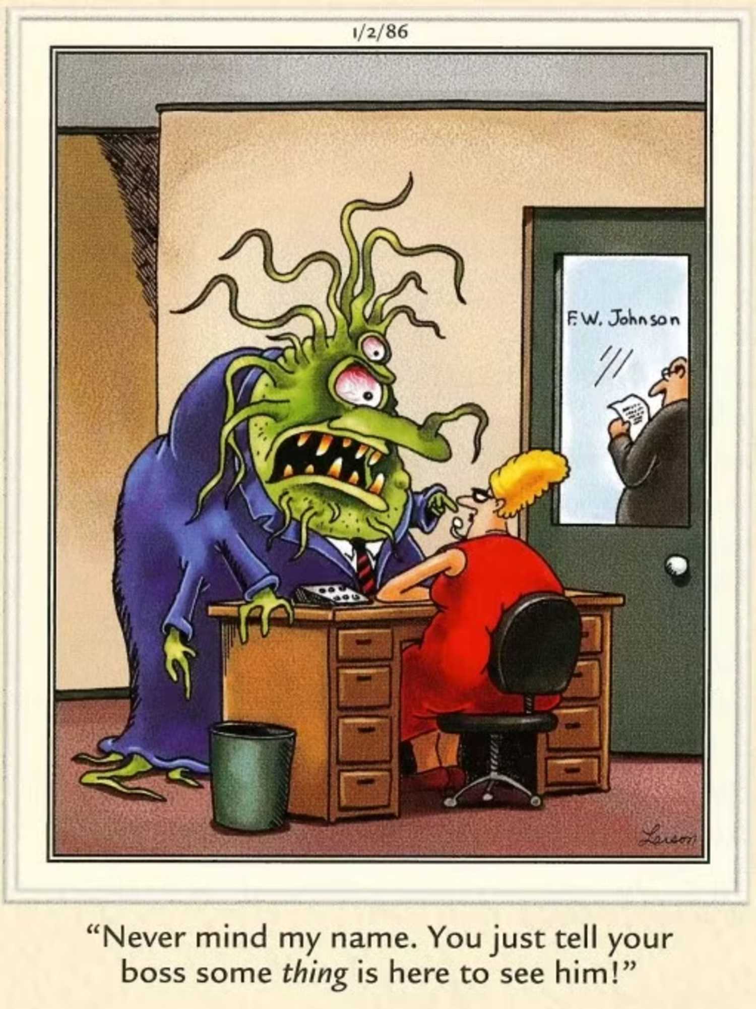 10 The Far Side Comics That Prove Gary Larson Loves Horror