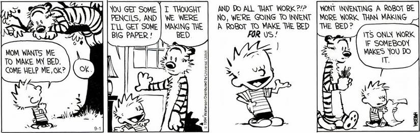 The 10 Best Calvin and Hobbes Comics About Robots