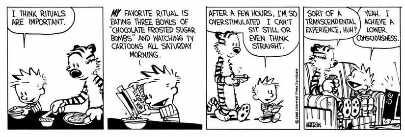 The Best Calvin and Hobbes Comics About Watching TV