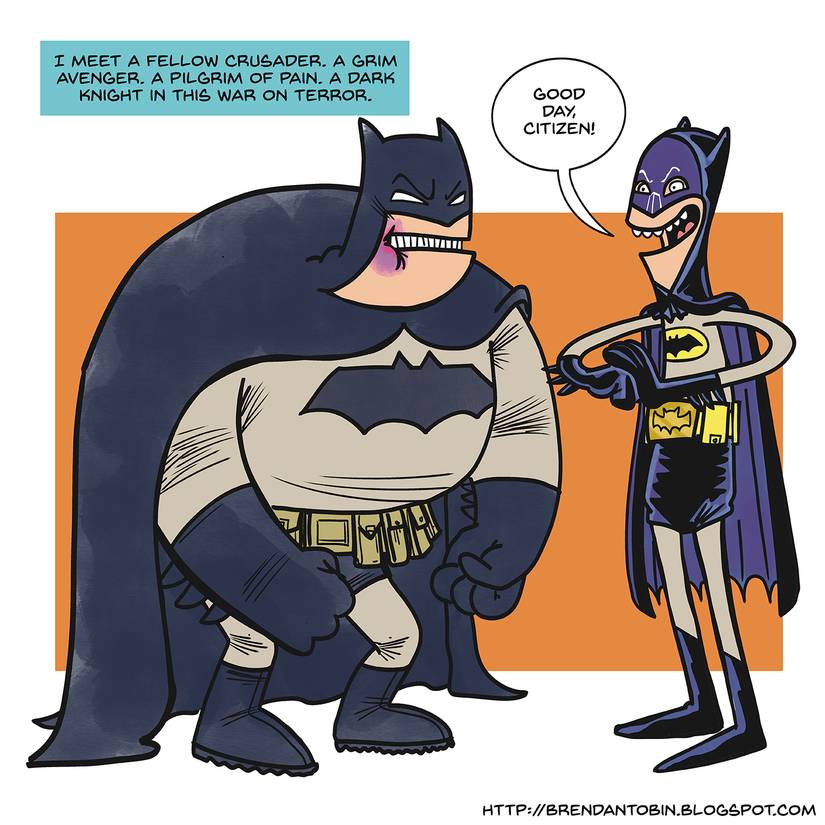 Line it is Drawn: Comic Book Characters Meet Their Film and TV Counterparts