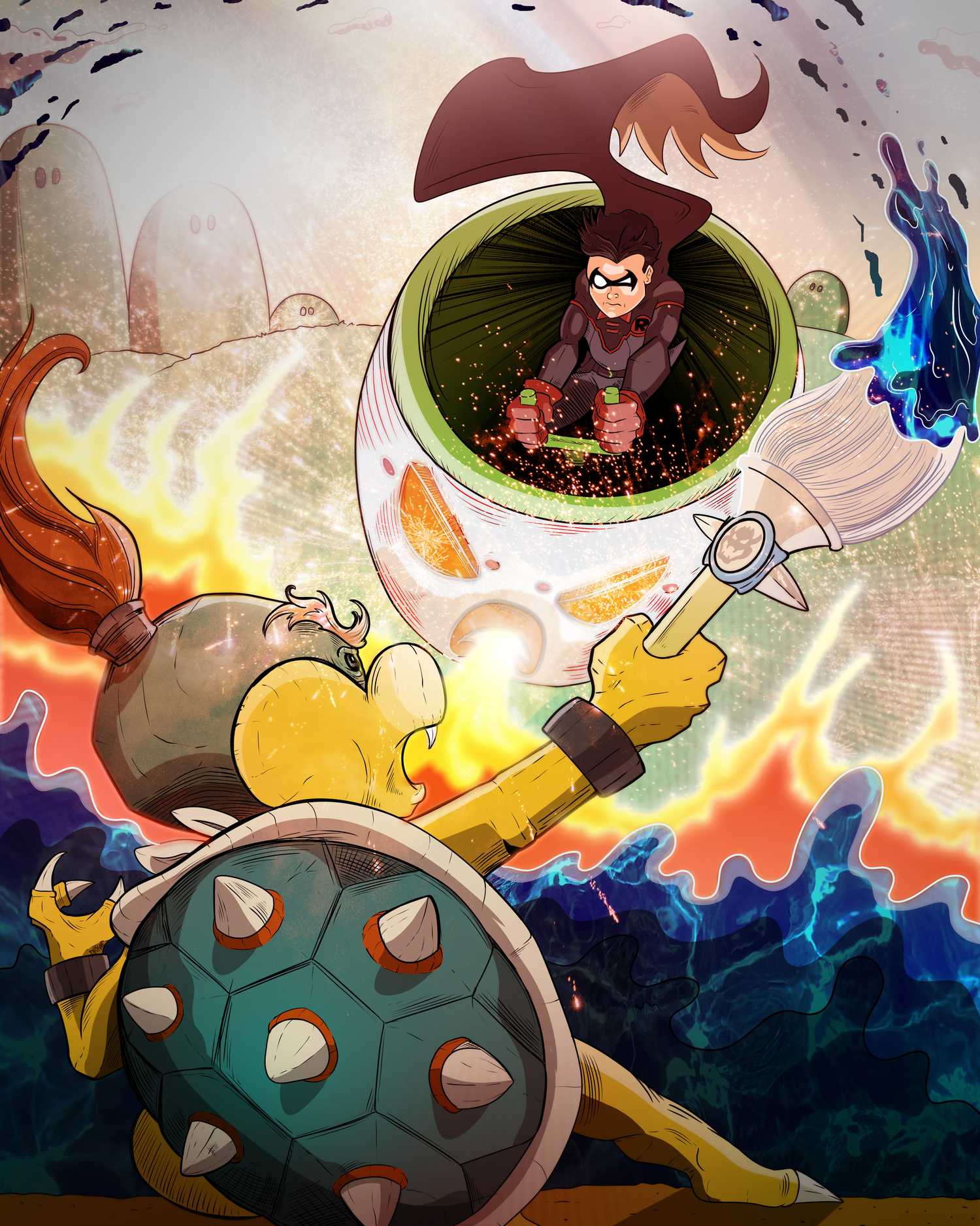 Line it is Drawn: Comic Book and Video Game Mash-Ups