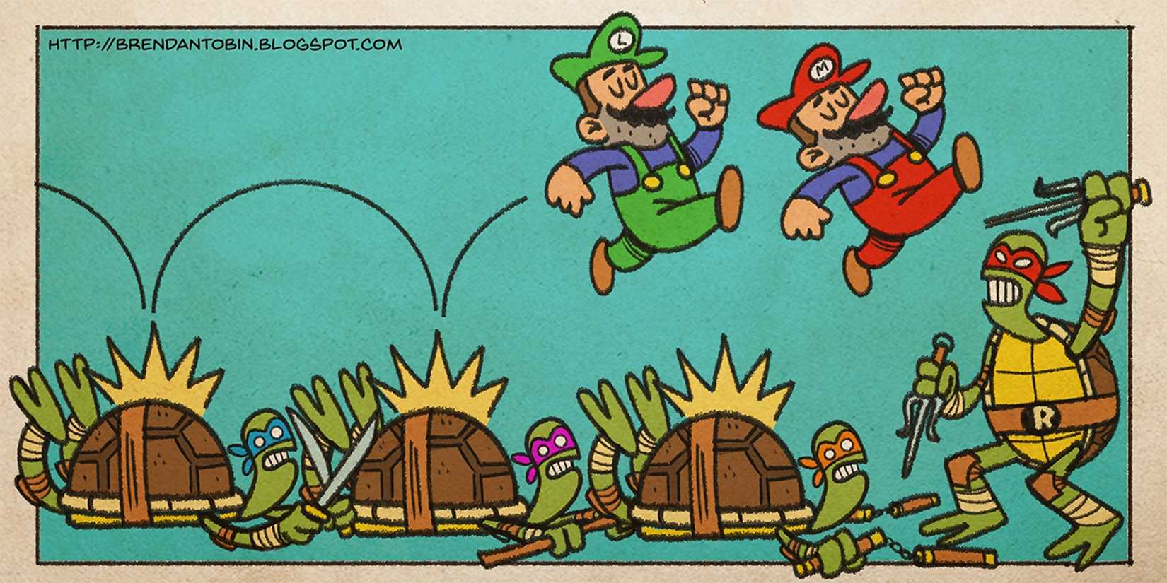 Line it is Drawn: Comic Book and Video Game Mash-Ups