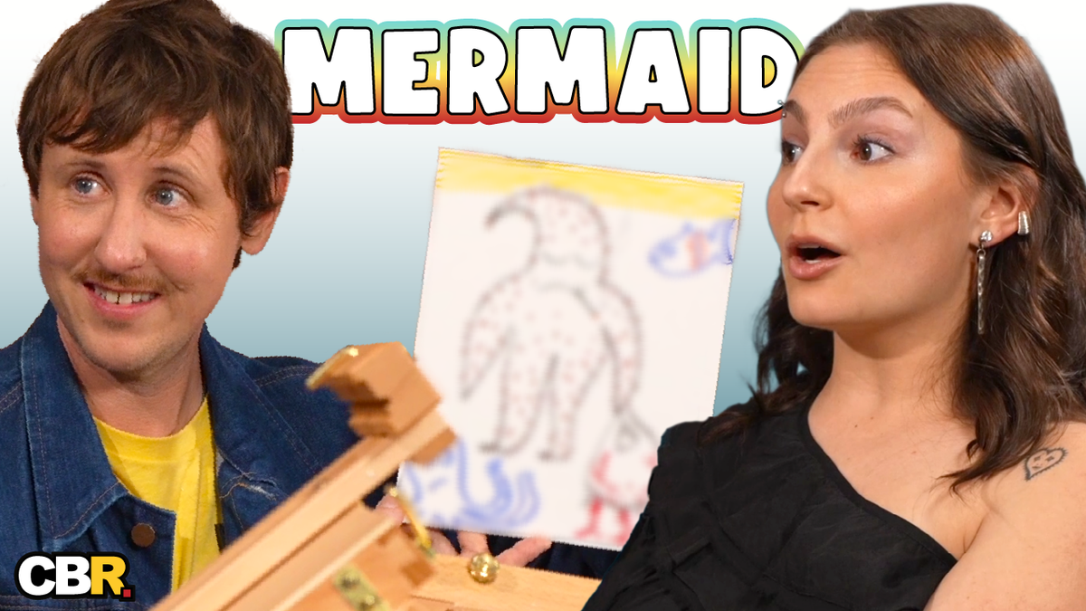 Johnny Pemberton & Avery Potemri Draw An Epic Portrait & Chat Mermaid ...