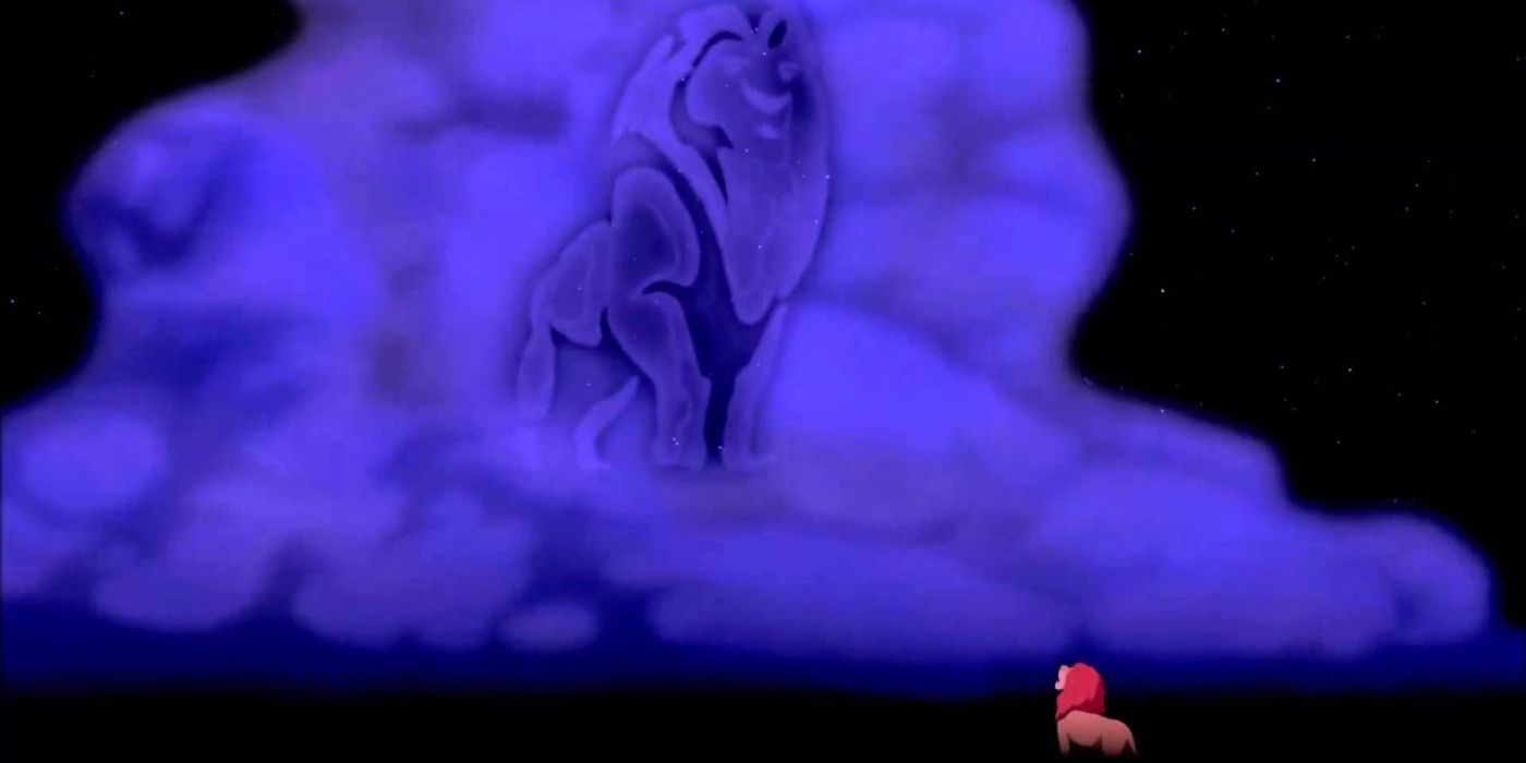 The Lion King Simba And Mufasa Ghost