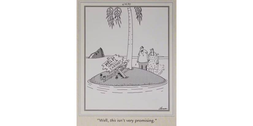 15 Best The Far Side Comics About Stranded People