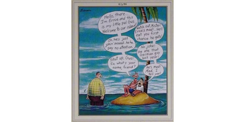 15 Best The Far Side Comics About Stranded People