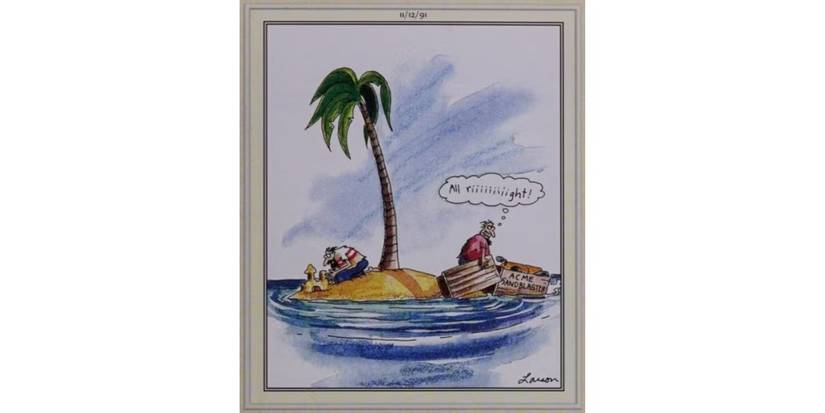 15 Best The Far Side Comics About Stranded People