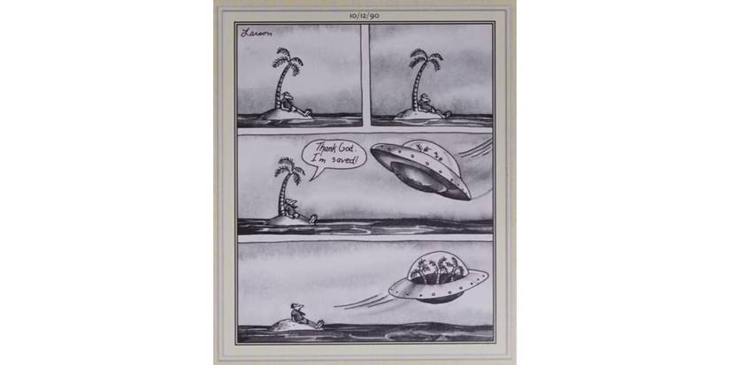 15 Best The Far Side Comics About Stranded People
