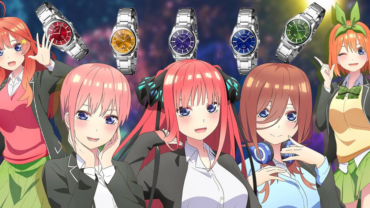 SEIKO Partners With The Quintessential Quintuplets Anime for Stunning ...