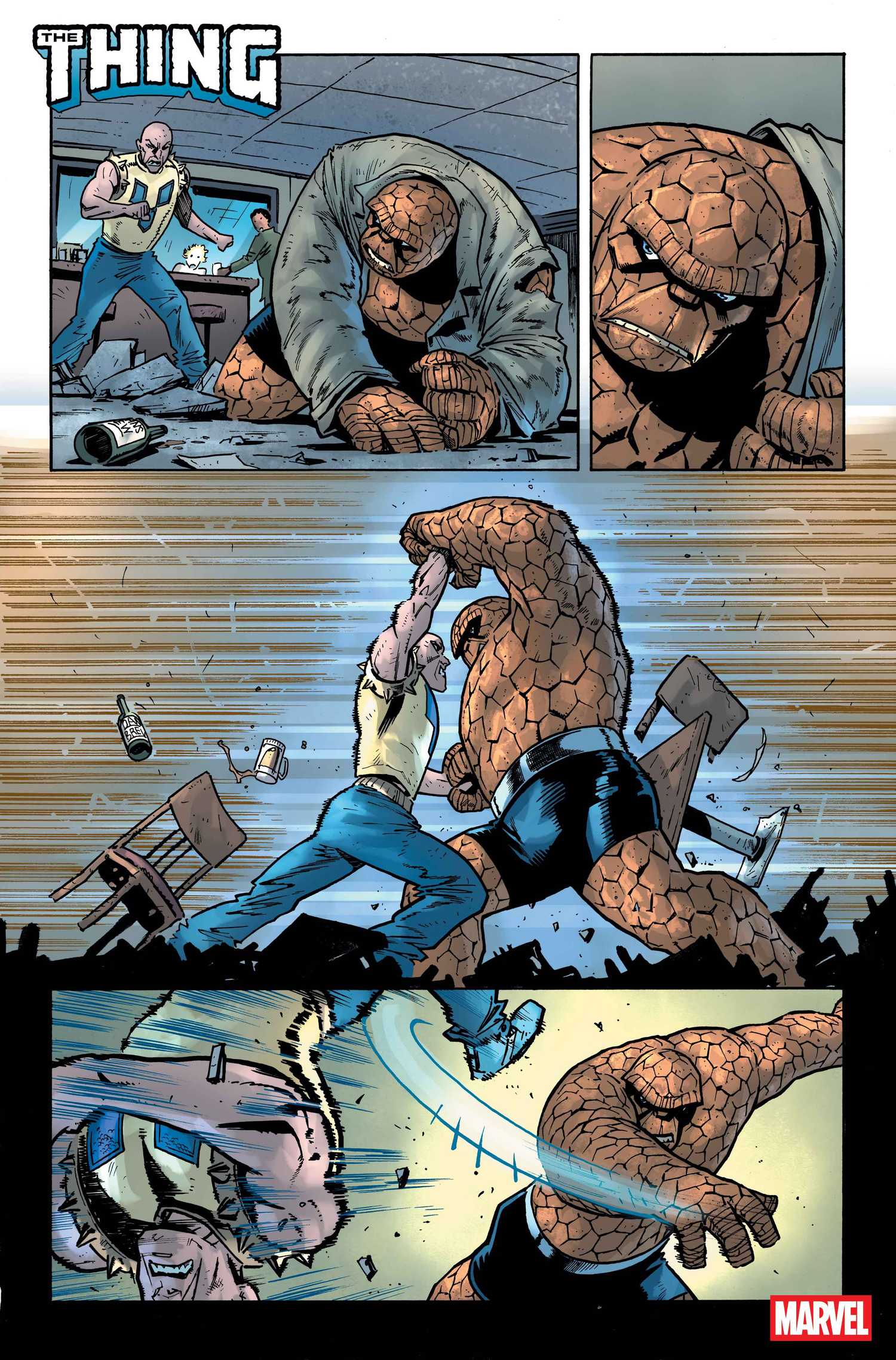 Marvel's Tony Fleecs on His New Thing Series, 'In His Heart, He's Still ...