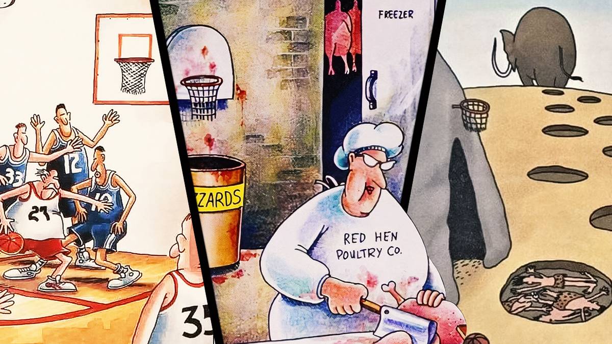 10 Funniest Far Side Comics About Basketball