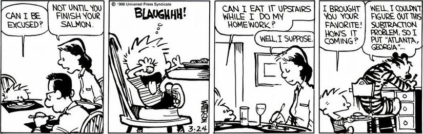 10 Hilarious Calvin and Hobbes Comics About Doing Homework