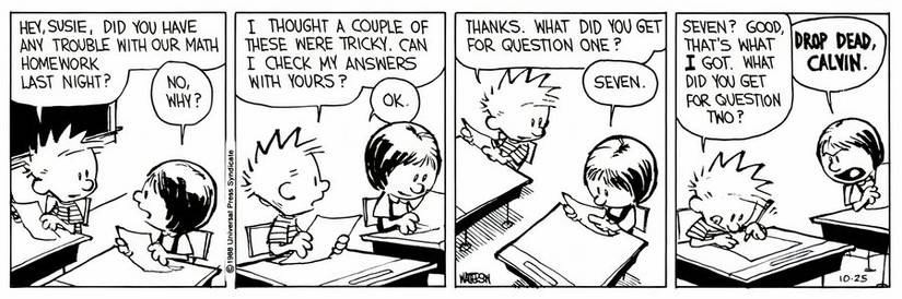 10 Hilarious Calvin and Hobbes Comics About Doing Homework
