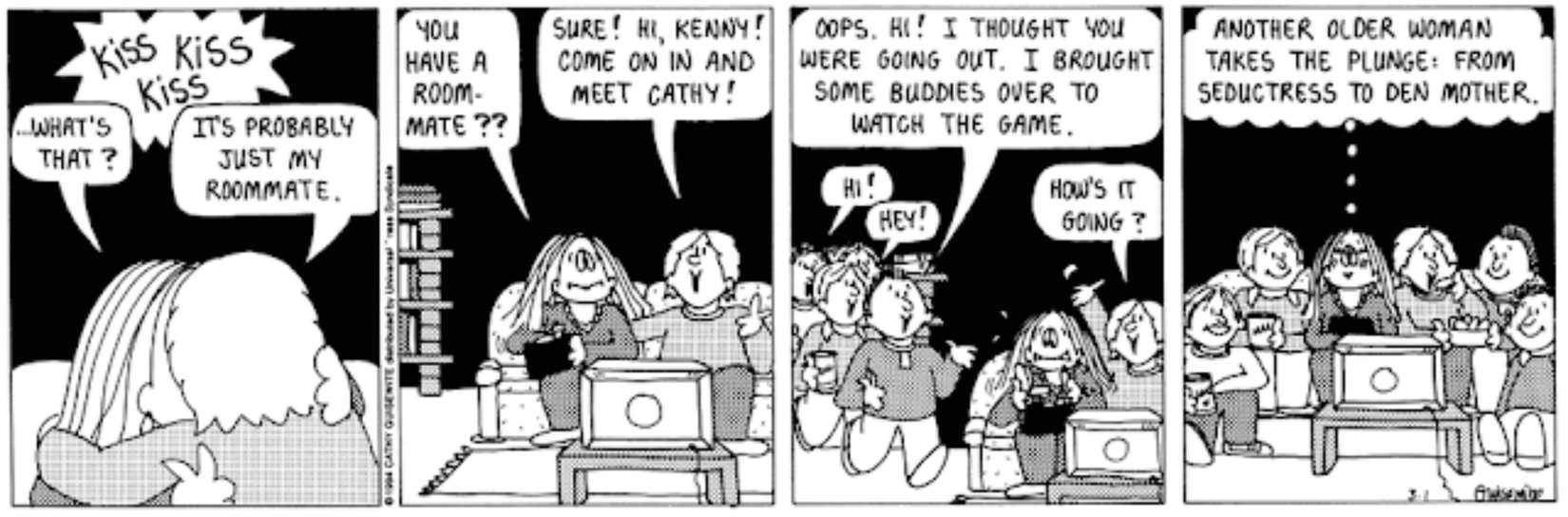 Cathy's Forgotten First Marriage Proposal