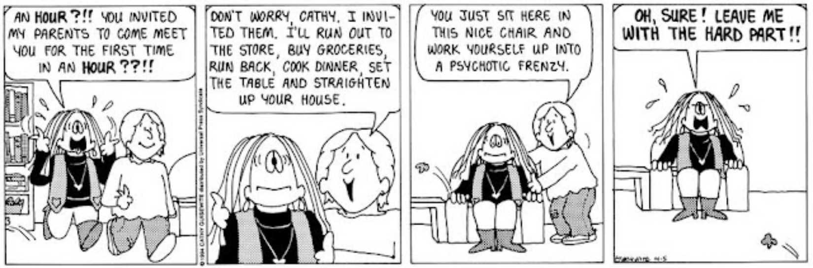 Cathy's Forgotten First Marriage Proposal