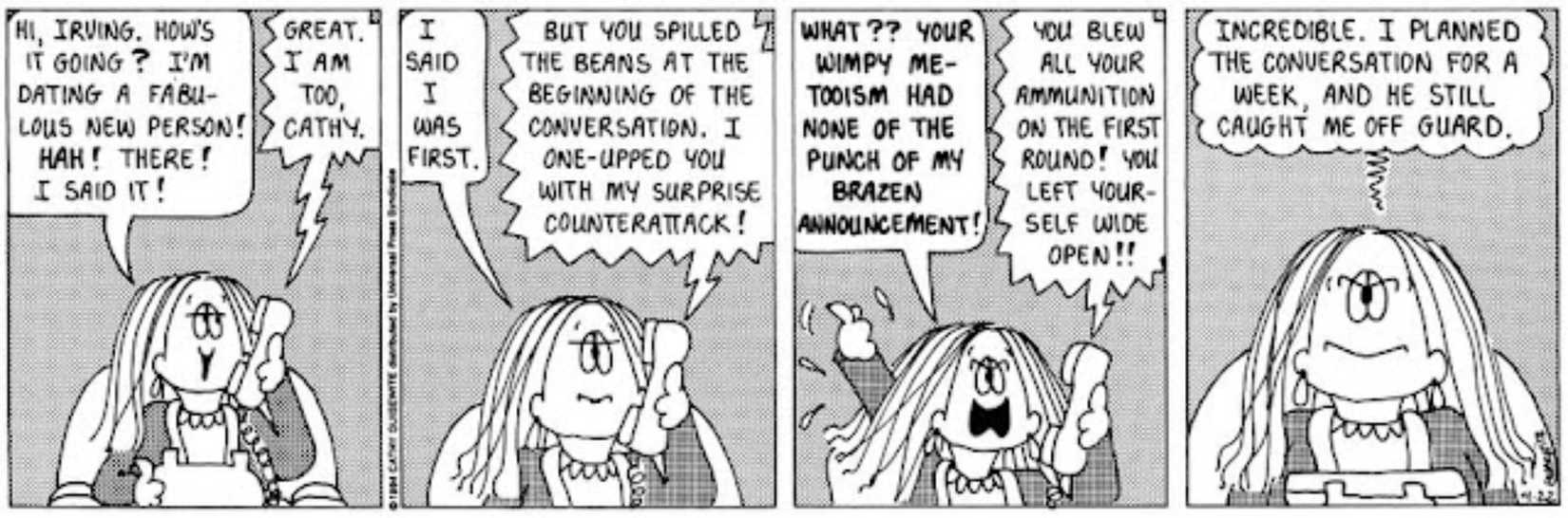 Cathy's Forgotten First Marriage Proposal