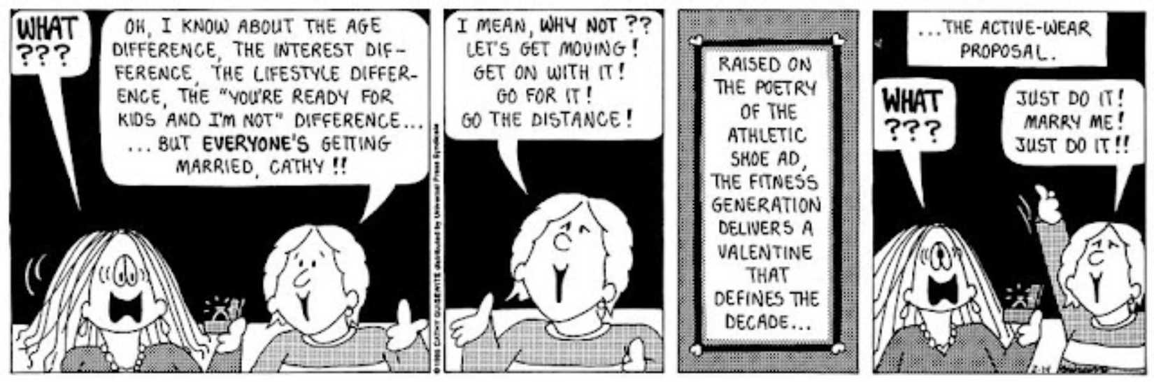 Cathy's Forgotten First Marriage Proposal